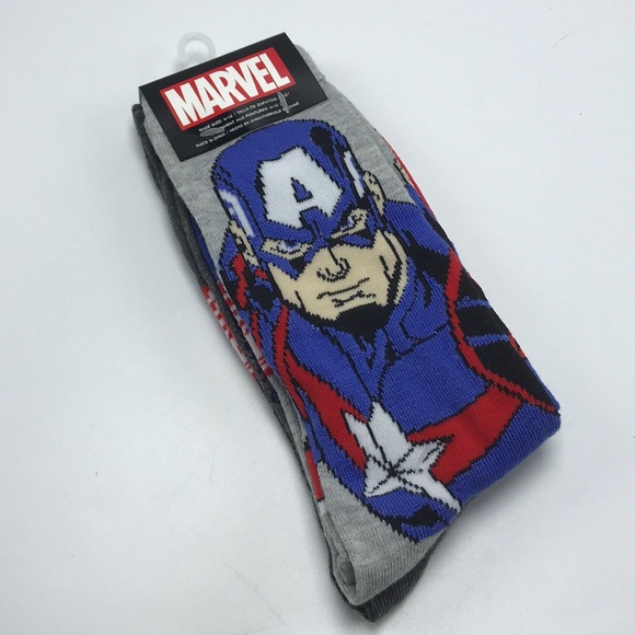 Marvel | Underwear & Socks | Nwt Marvel Avengers 2pack Crew Socks 62 ...